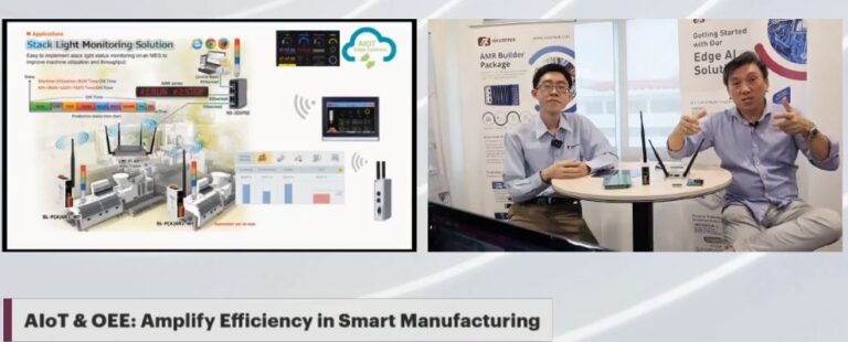 OEE with AI and IIoT for smart manufacturing - AIoT Smart Factory ...