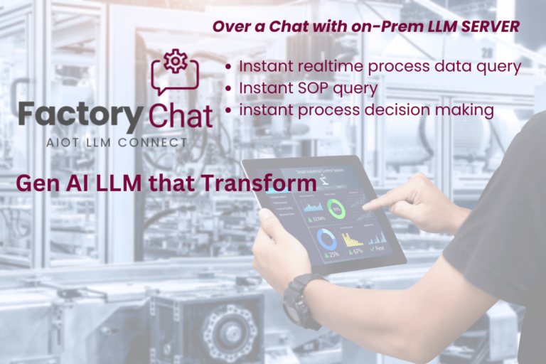 AIoT LLM Connect: The Future of Smart Manufacturing - AIoT Smart Factory Process & OEE specialist